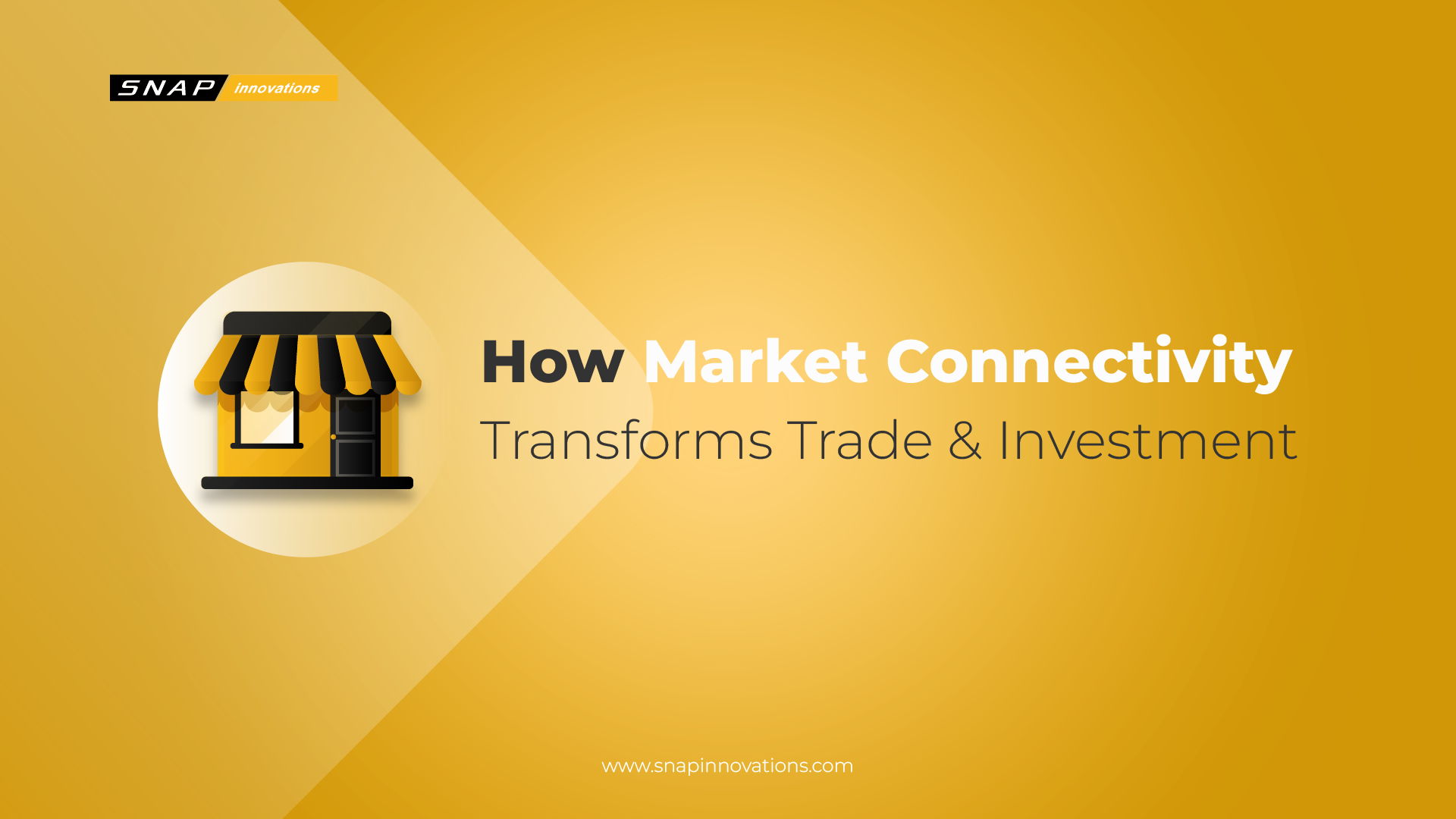 Market Connectivity On Trade And Investment Snap Innovations